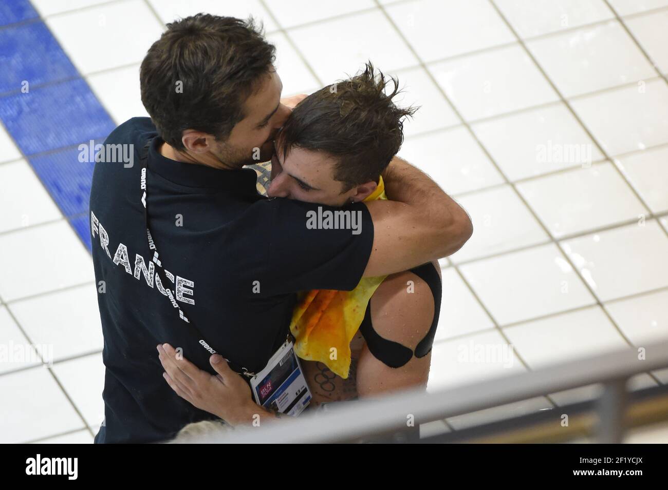 Mathieu Rosset (FRA) competes and wins the bronze medal on 1 m ...