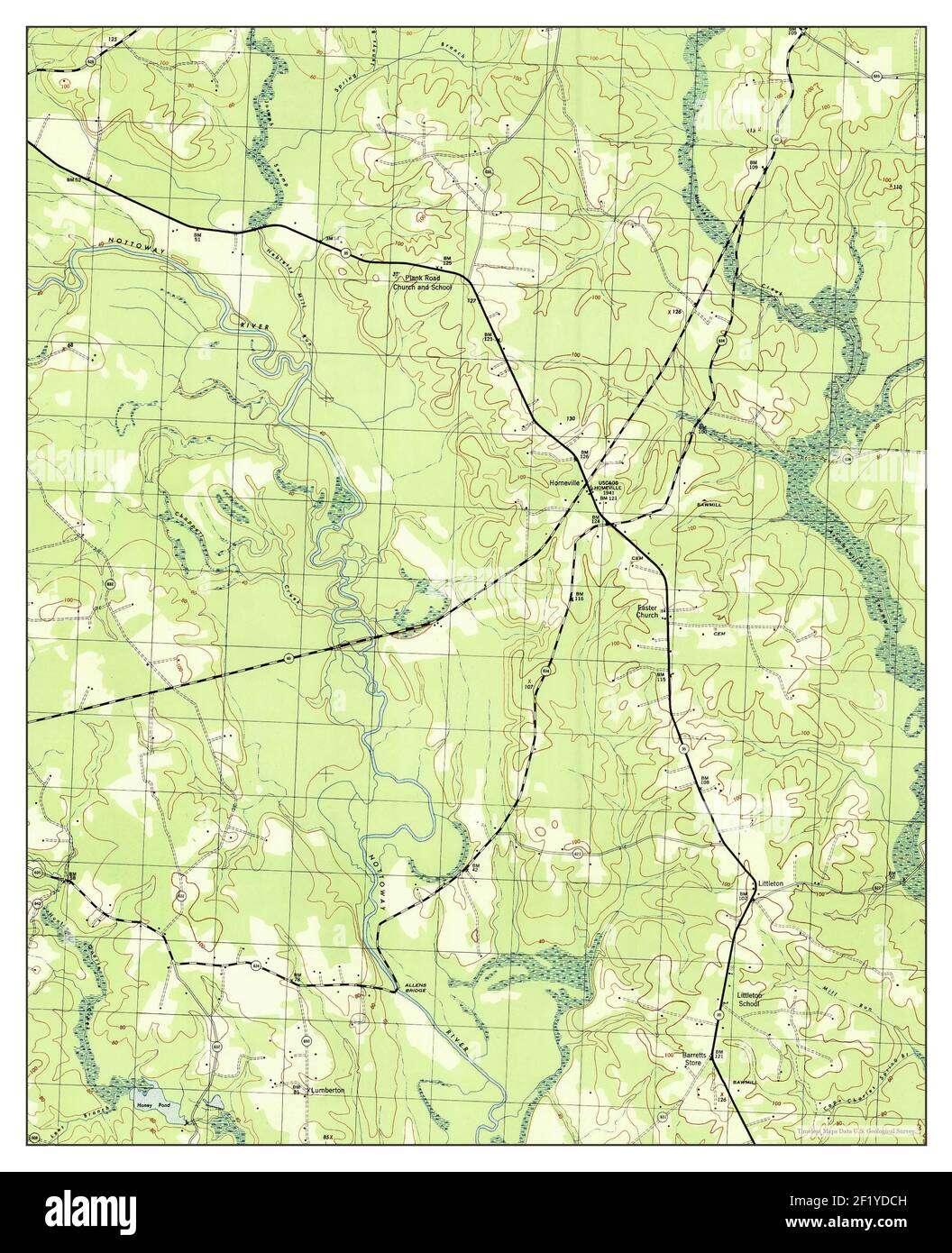 Littleton, Virginia, map 1943, 1:31680, United States of America by ...