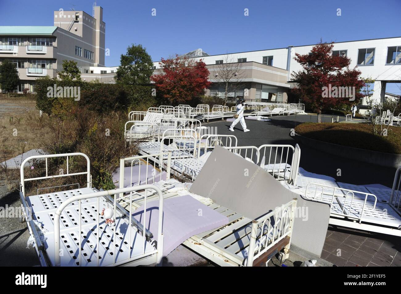 Photo taken on Nov. 16, 2011, in Okuma, a northeastern Japan town that ...