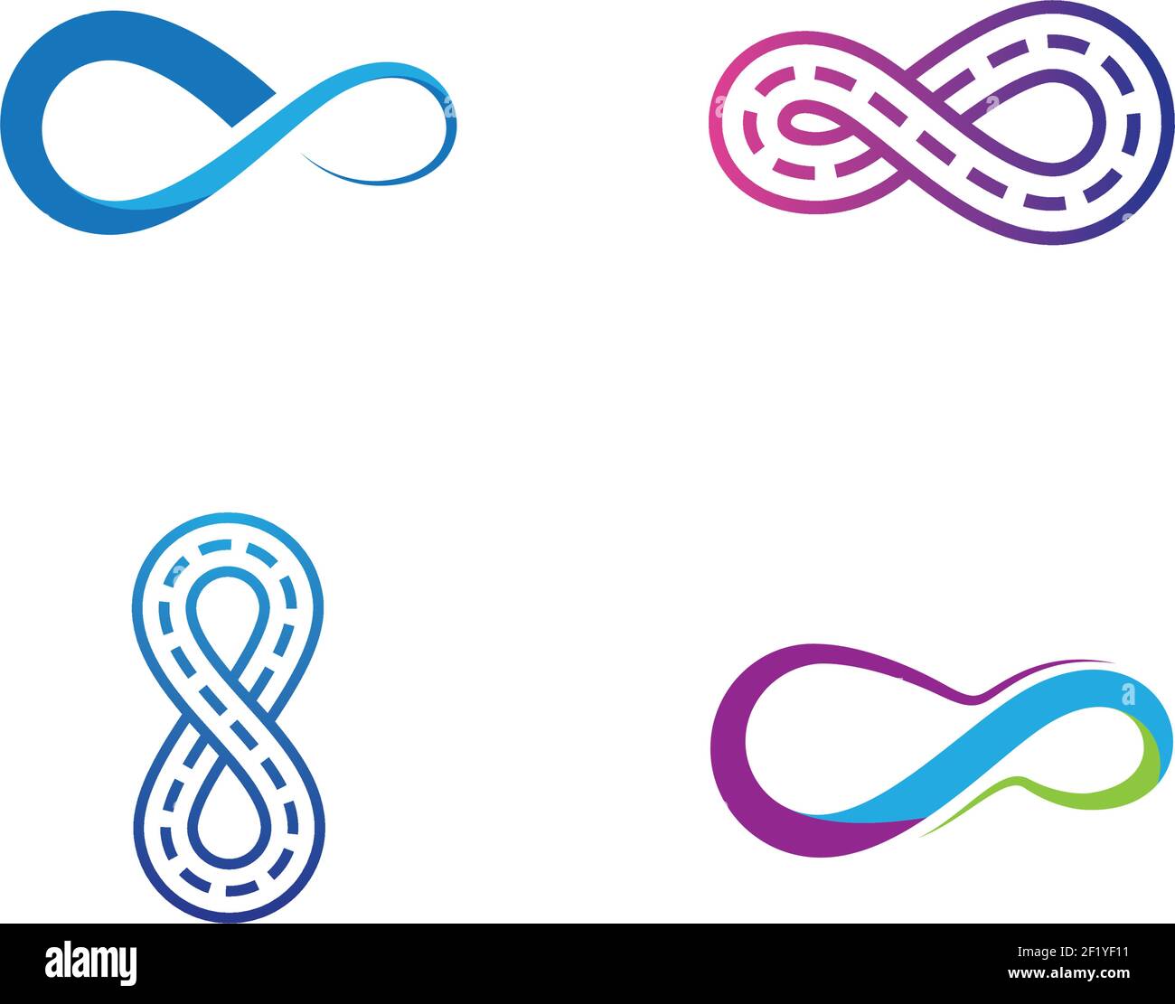 Infinity logo template vector icon illustration design Stock Vector ...