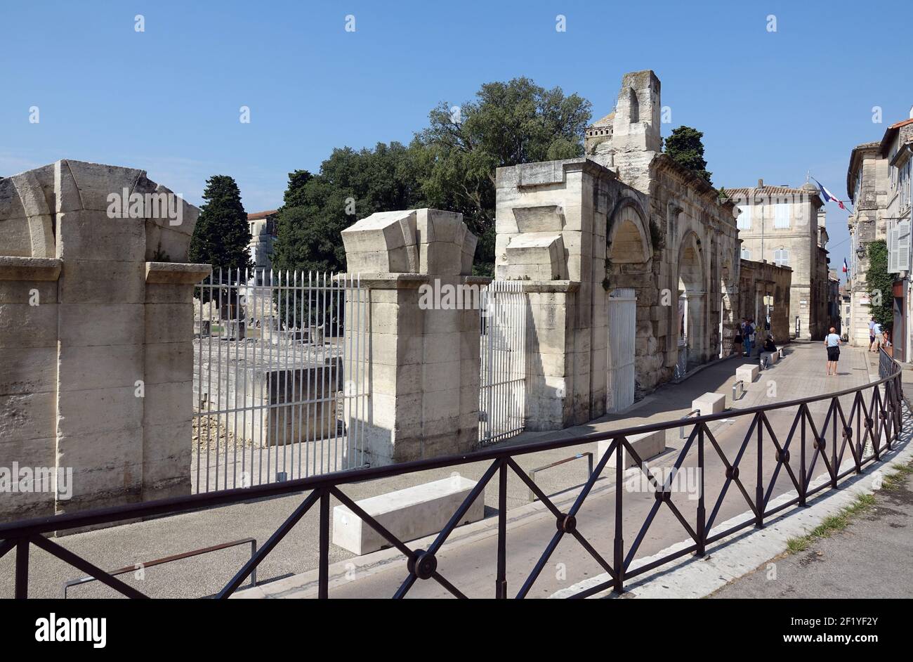Ancient Roman theatre in Arles Stock Photo - Alamy