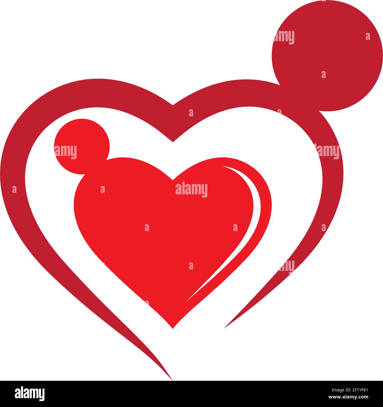 Love logo template symbol icon illustration design Stock Vector Image ...