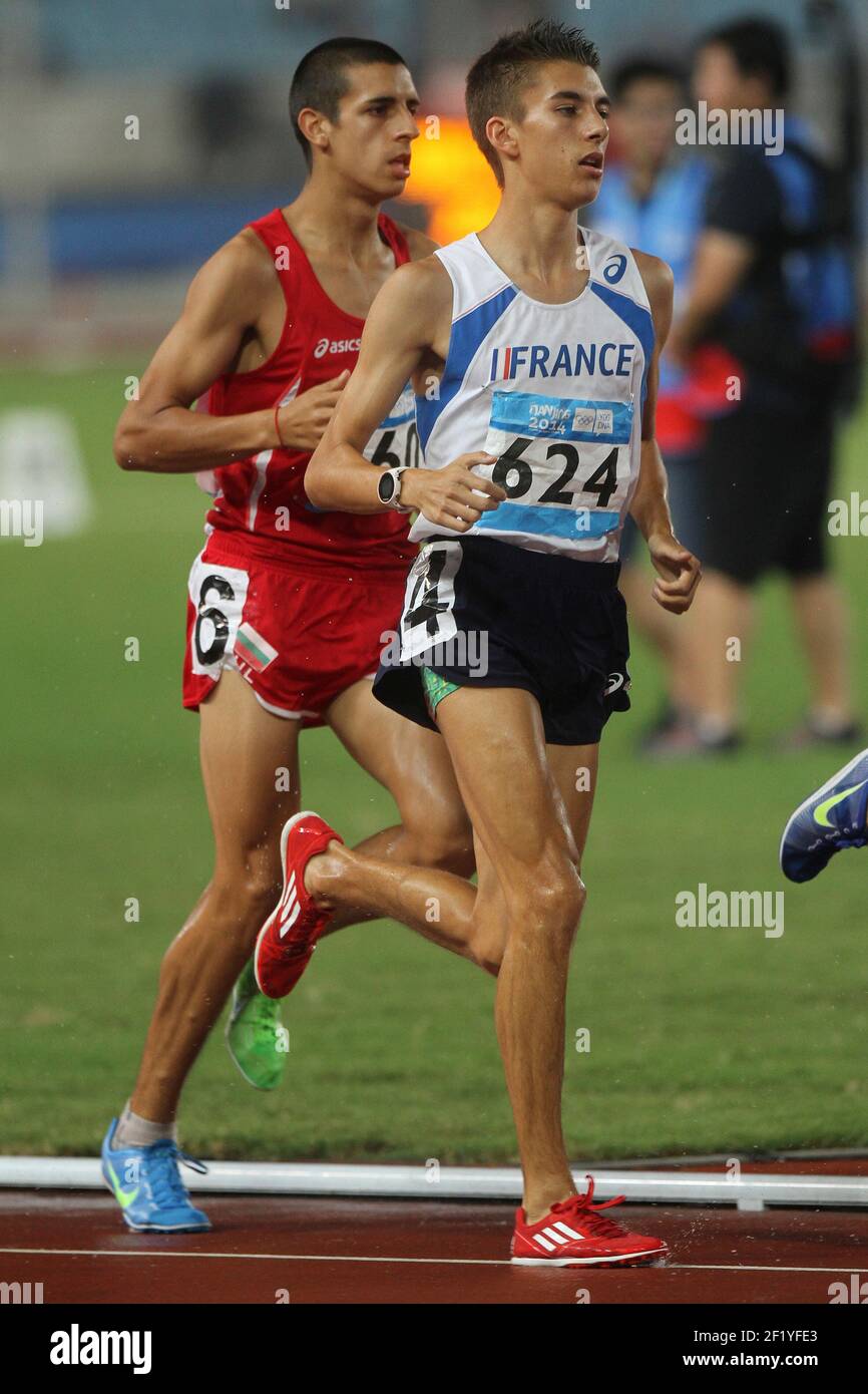 Anthony Pontier (FRA) during the Men's 2000m Steeplechase final of ...