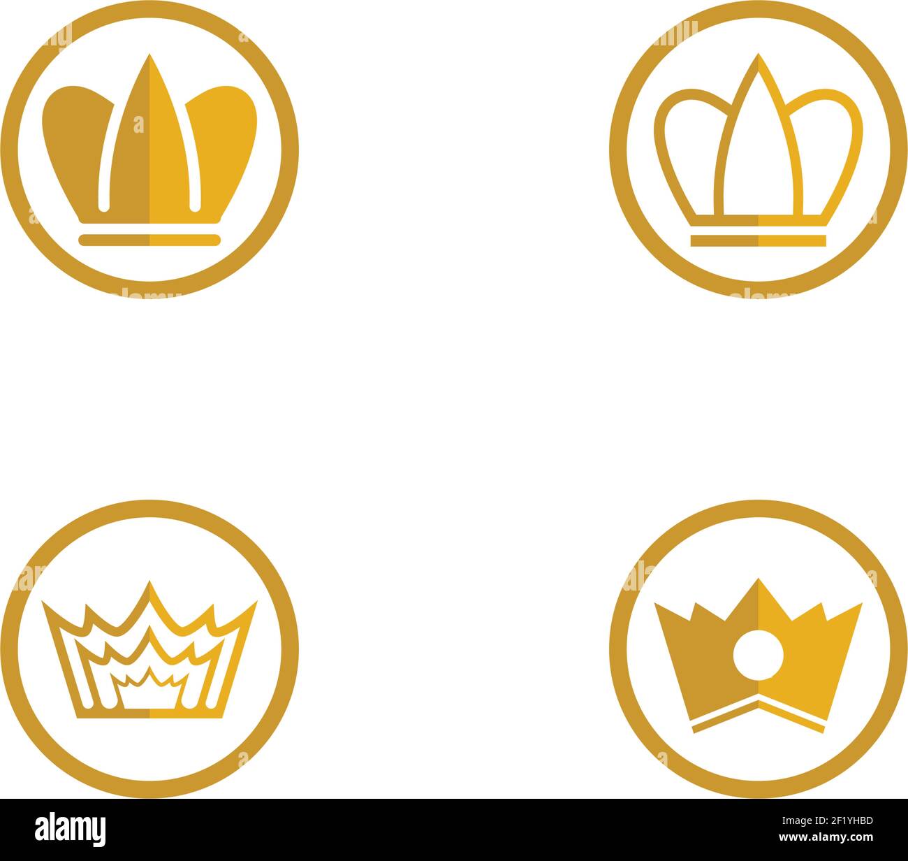 Crown Logo Template vector illustration Stock Vector Image & Art - Alamy