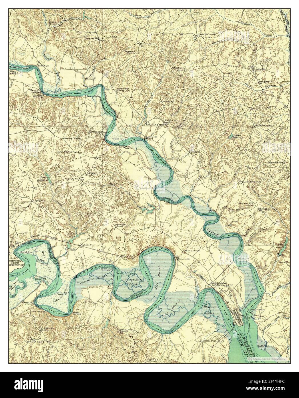 Map of new kent virginia Cut Out Stock Images & Pictures - Alamy