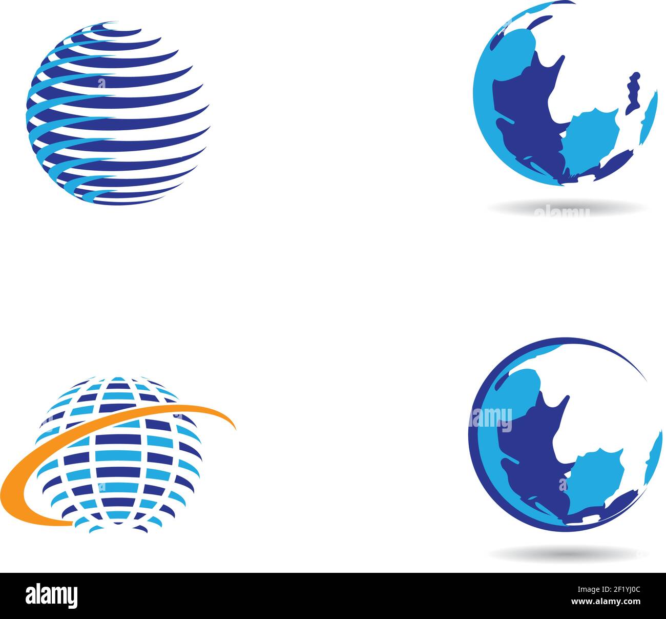 Global logo vector icon illustration design Stock Vector Image & Art ...