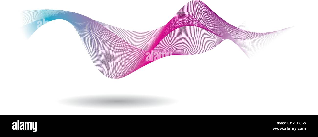 Wave line illustration design Stock Vector Image & Art - Alamy