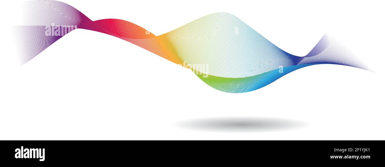 Wave line illustration design Stock Vector Image & Art - Alamy