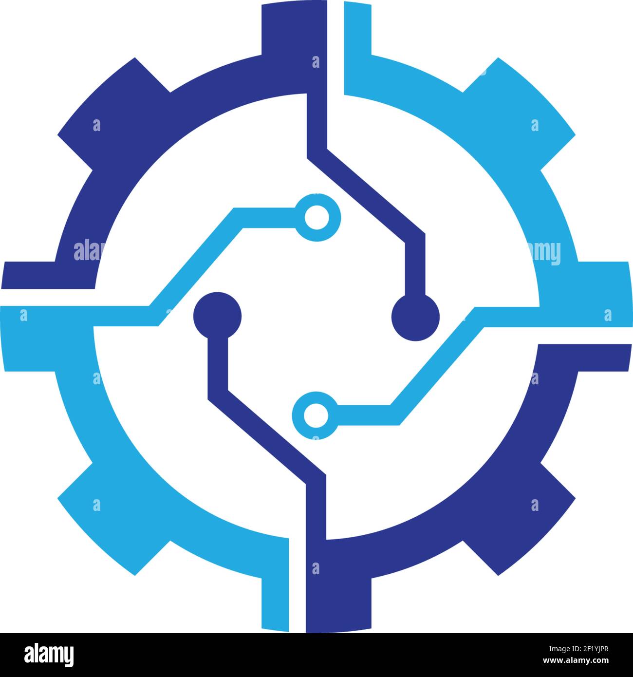 Technology logo template vector icon illustration design Stock Vector ...