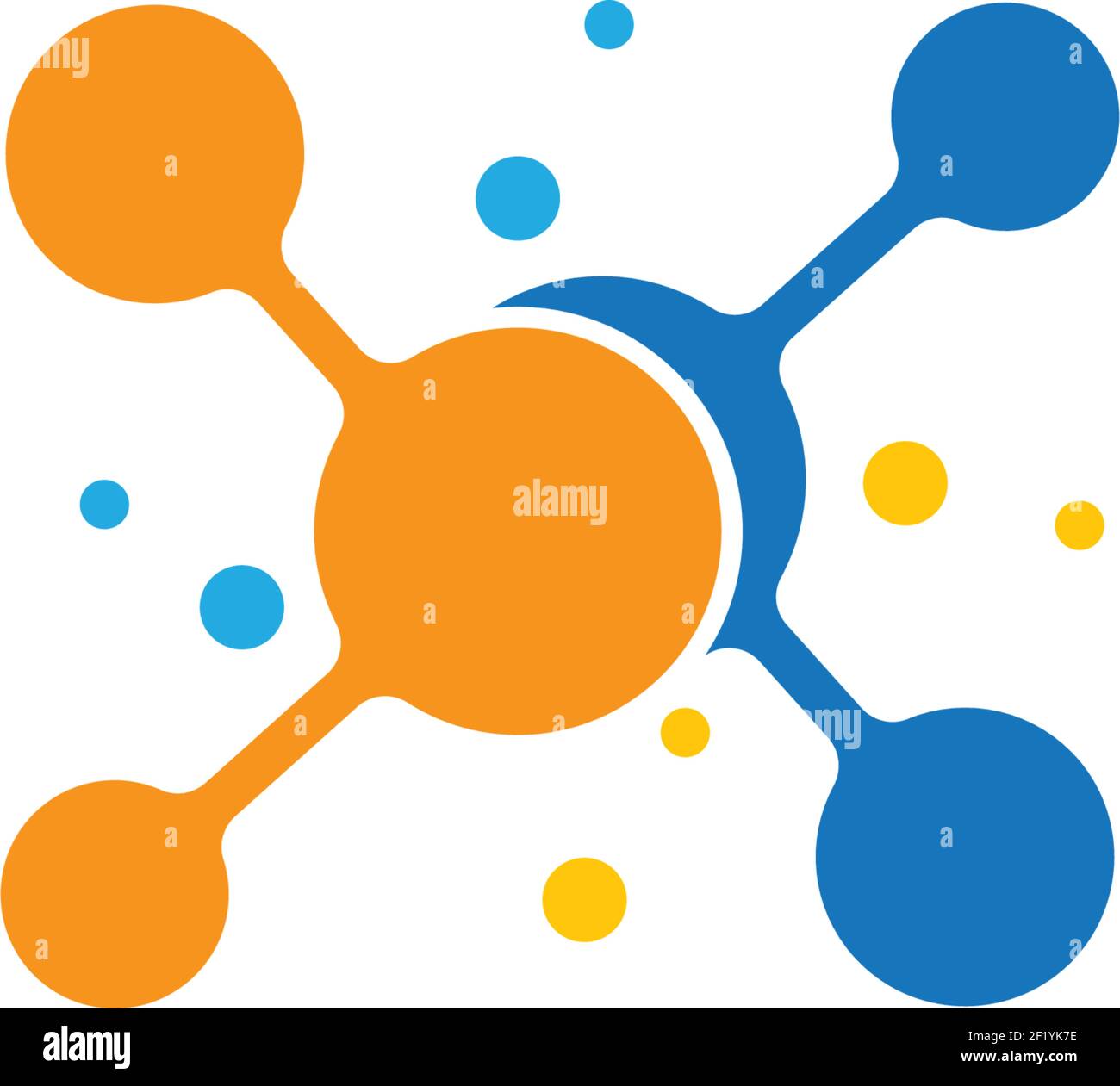 Molecule logo template vector icon illustration design Stock Vector ...