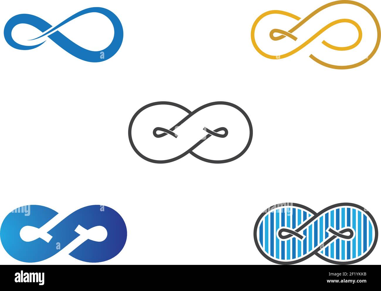 Infinity logo template vector icon illustration design Stock Vector ...