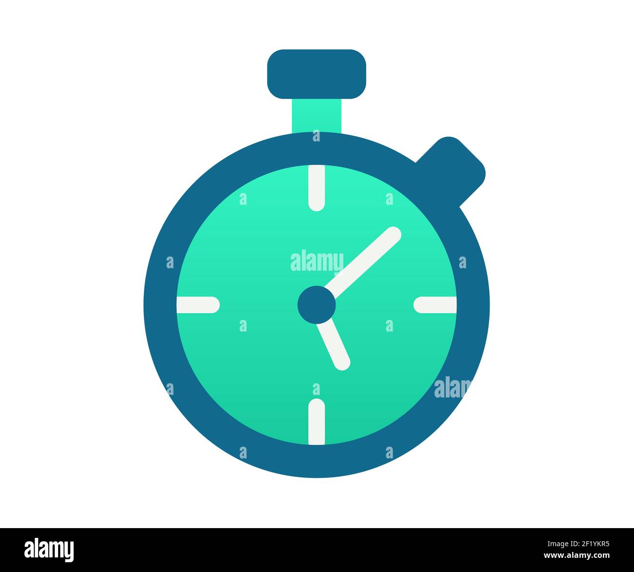 stop watch timer counter single isolated icon with gradient style ...