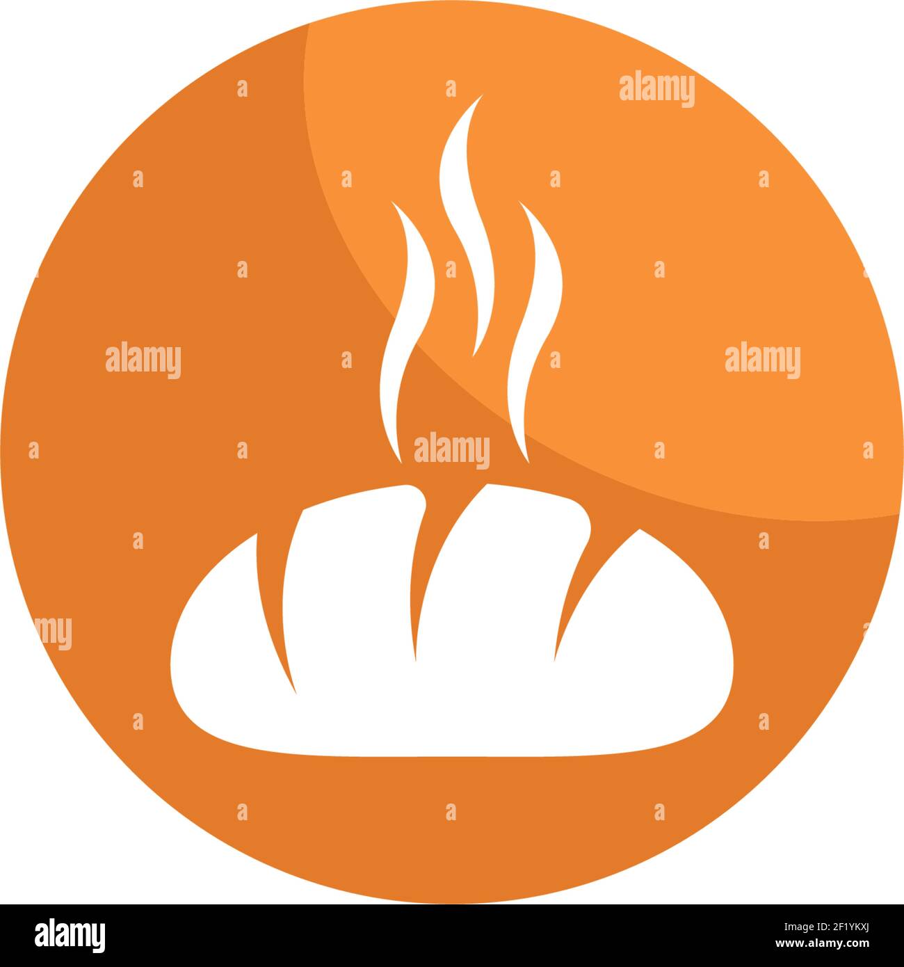 Loaf ciabatta bread sliced Stock Vector Images - Alamy