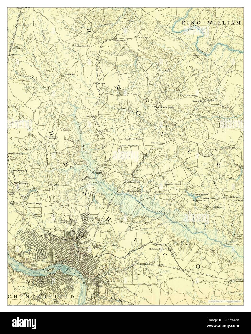 Map Of Richmond High Resolution Stock Photography and Images - Alamy