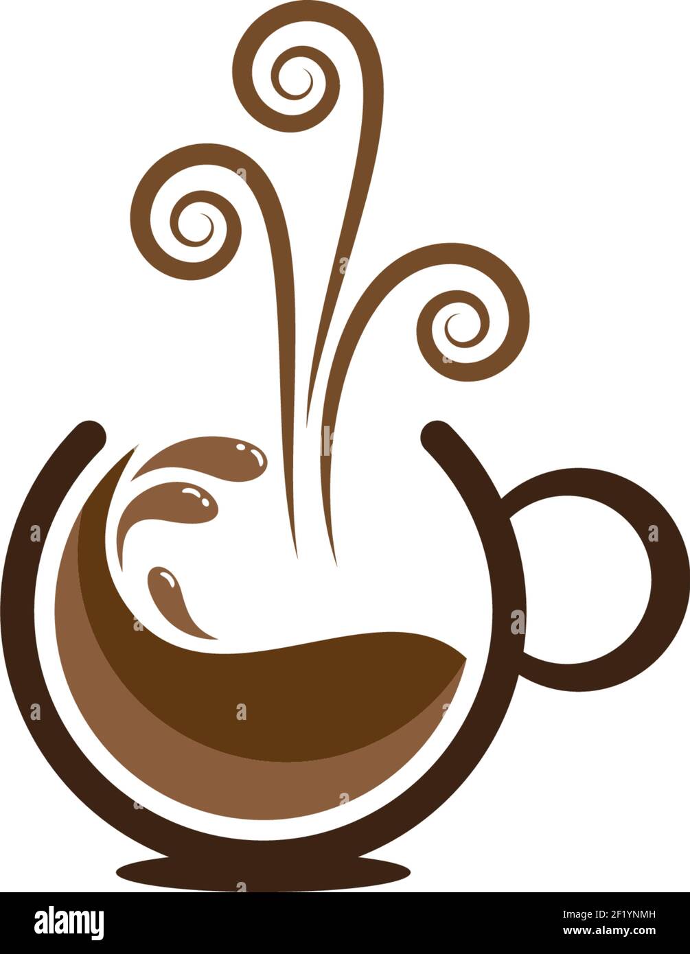 Coffee cup logo template vector icon design Stock Vector Image & Art ...