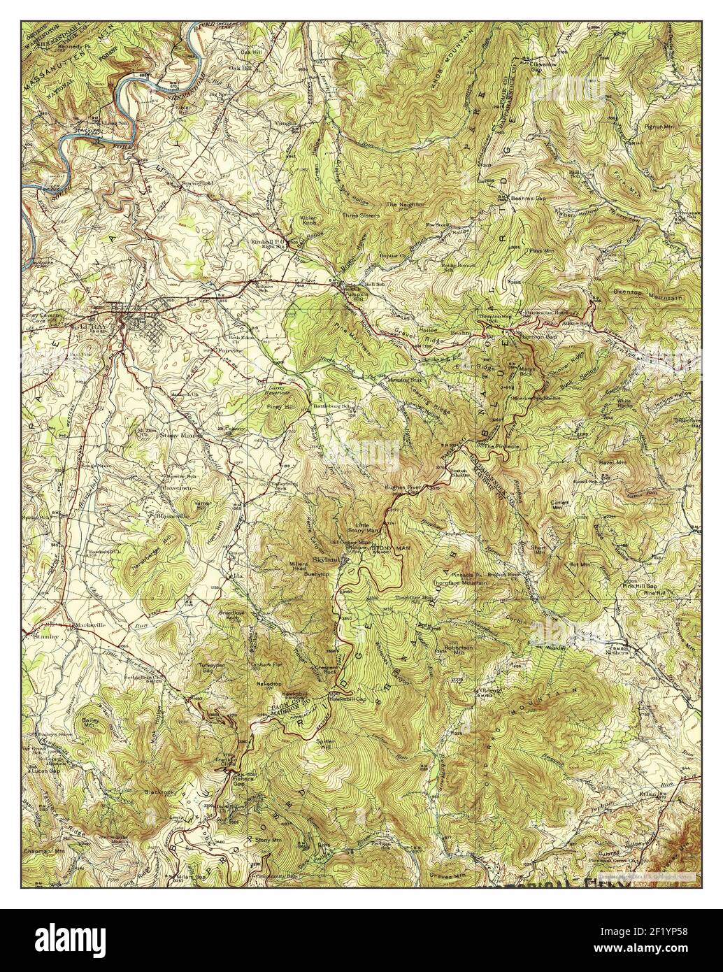 Man virginia map Cut Out Stock Images & Pictures - Alamy