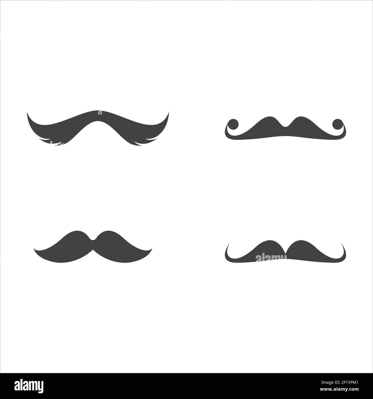 Mustache logo images illustration design Stock Vector Image & Art - Alamy