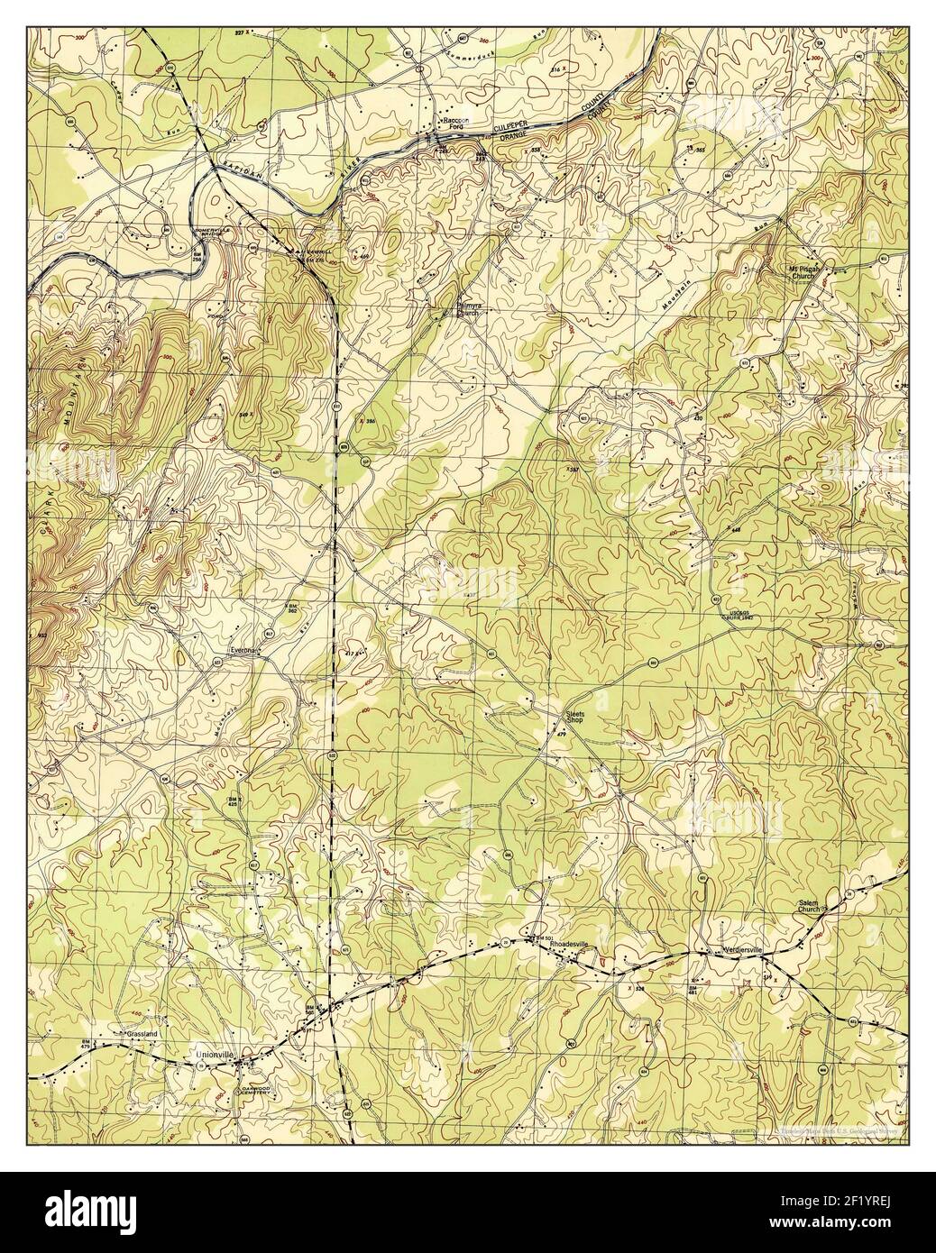 Unionville map hi-res stock photography and images - Alamy