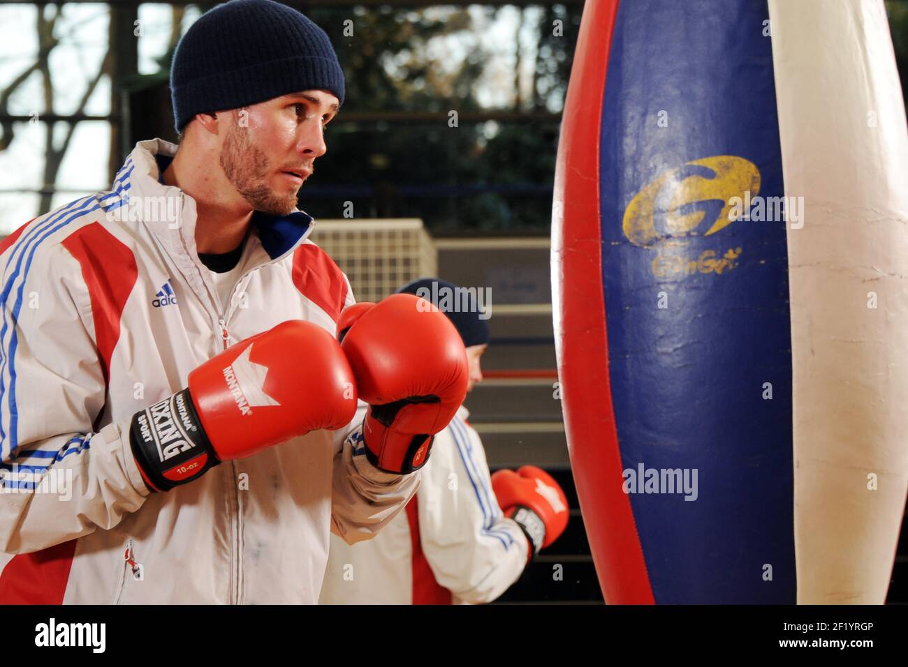 French boxer Alexis Vastine during the training, Paris, France, on ...