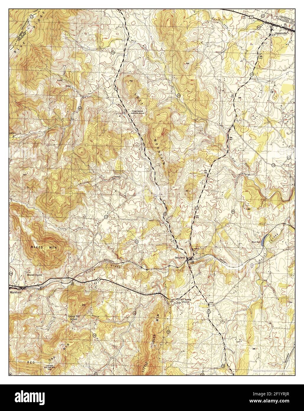 Upperville, Virginia, map 1944, 1:31680, United States of America by ...