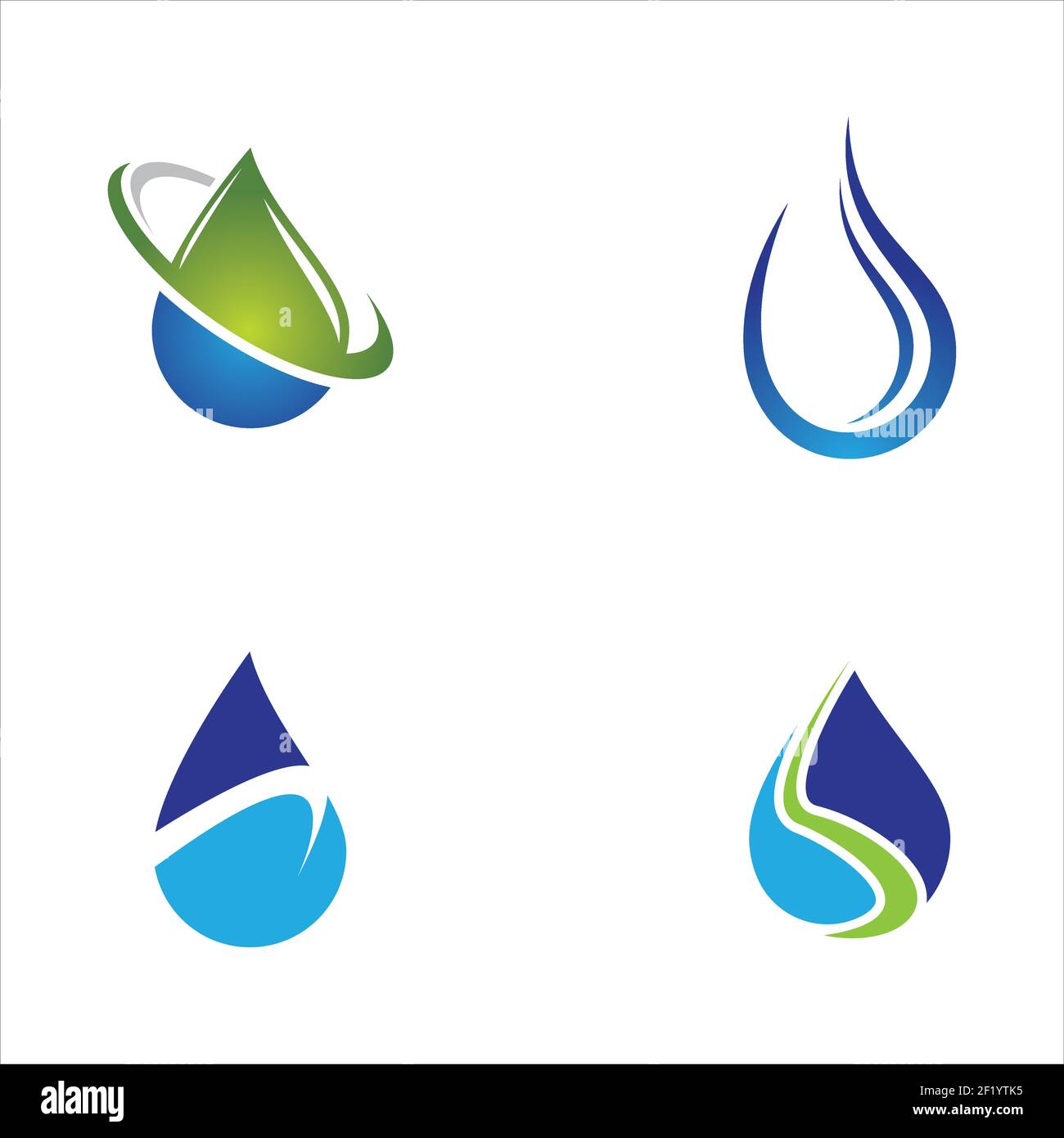 Water drop logo images illustration design Stock Vector Image & Art - Alamy