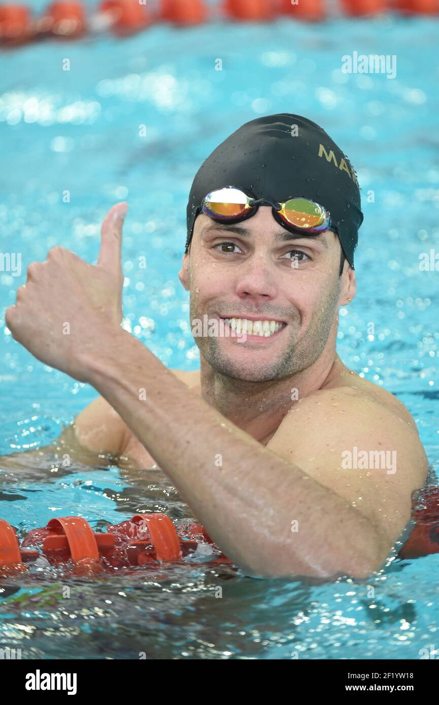 Gregory Mallet (FRA) during the Swimming International Meeting Race at ...