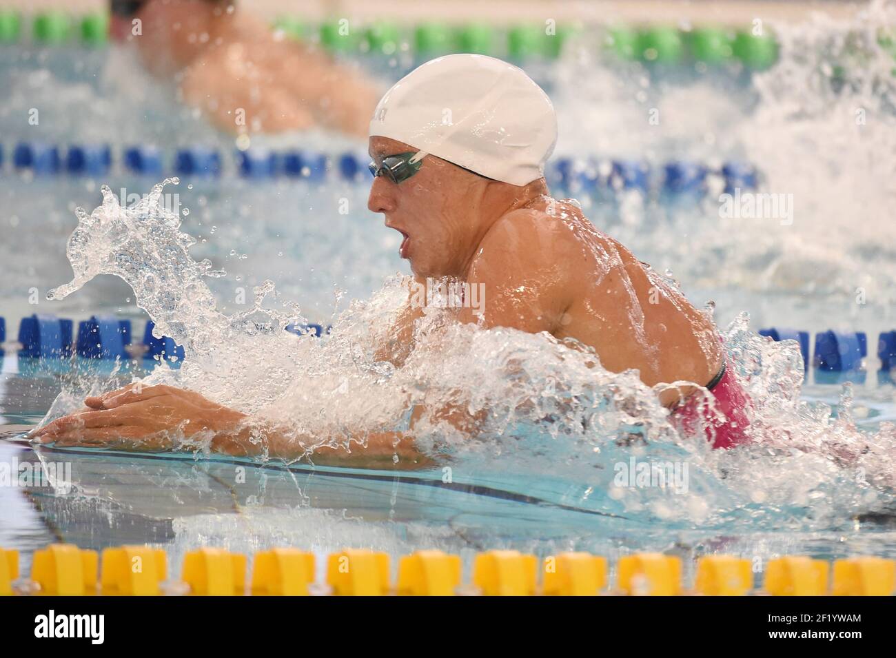 Katinka Hosszu (HUN) competes on 50 M Breaststroke during the Swimming ...