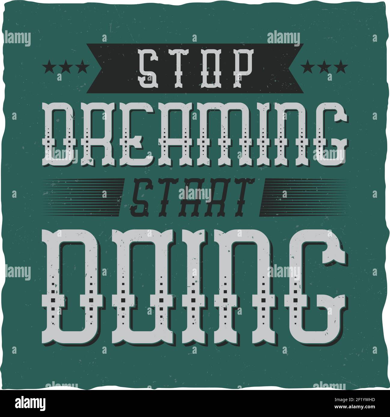 Stop thinking start doing Cut Out Stock Images & Pictures - Alamy