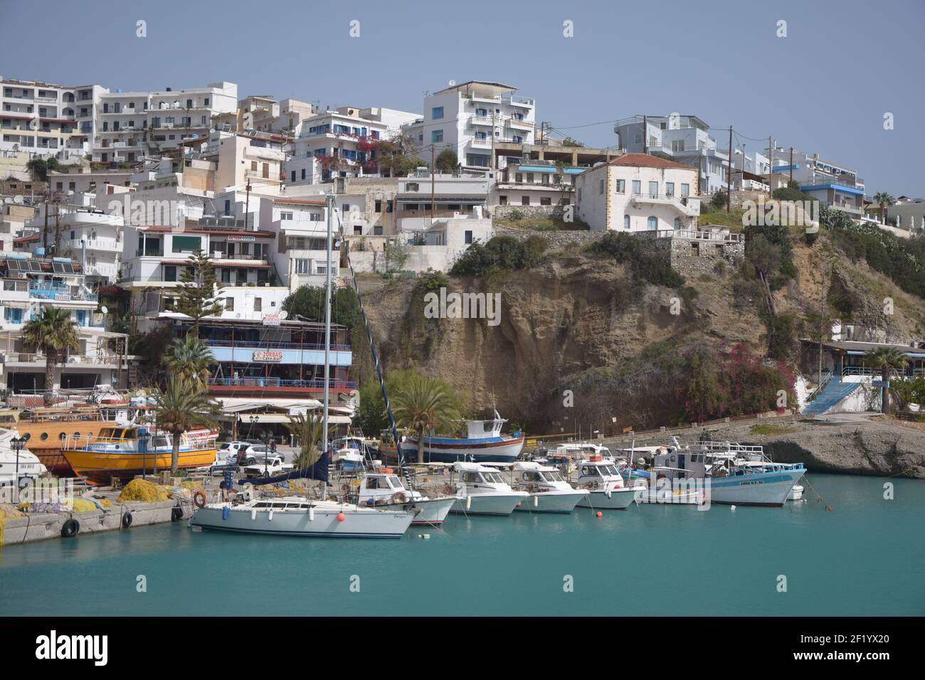 Agia Galini, Crete Stock Photo - Alamy