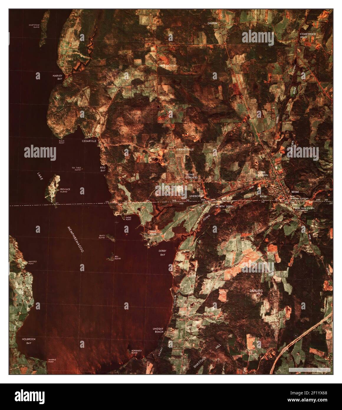 Beebe map hi-res stock photography and images - Alamy