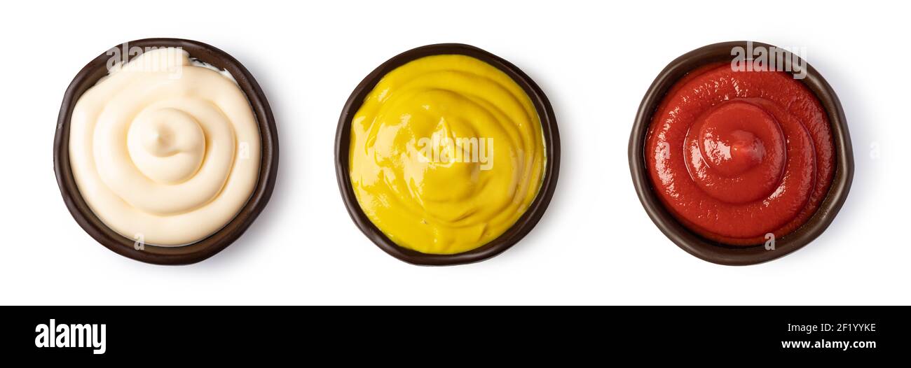 Tomato and mustard sauce Cut Out Stock Images & Pictures - Alamy