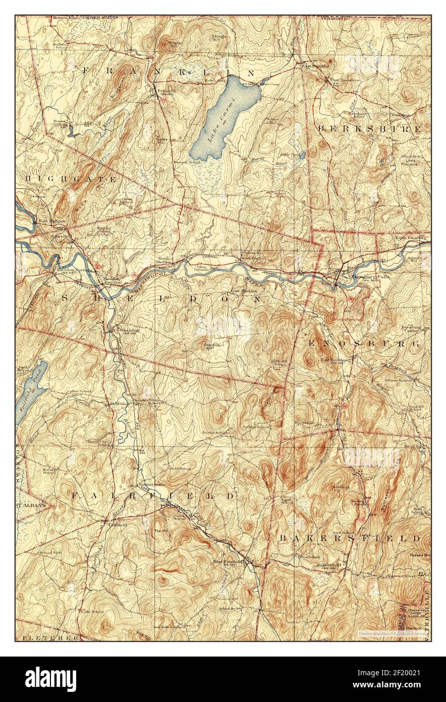 Map of enosburg falls hi-res stock photography and images - Alamy