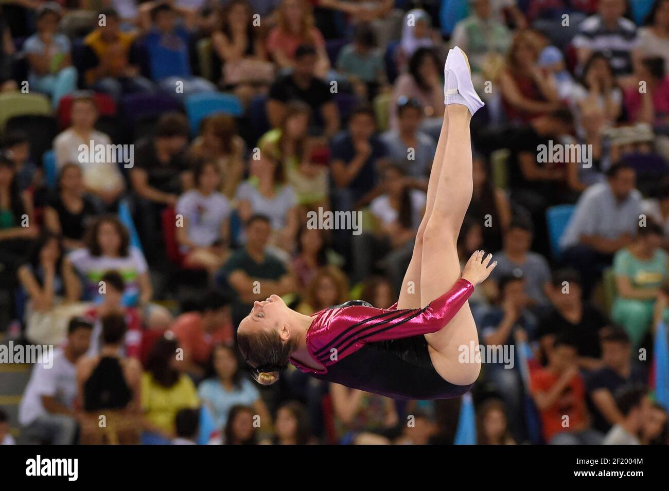 Women's trampoline gymnastics hi-res stock photography and images - Alamy