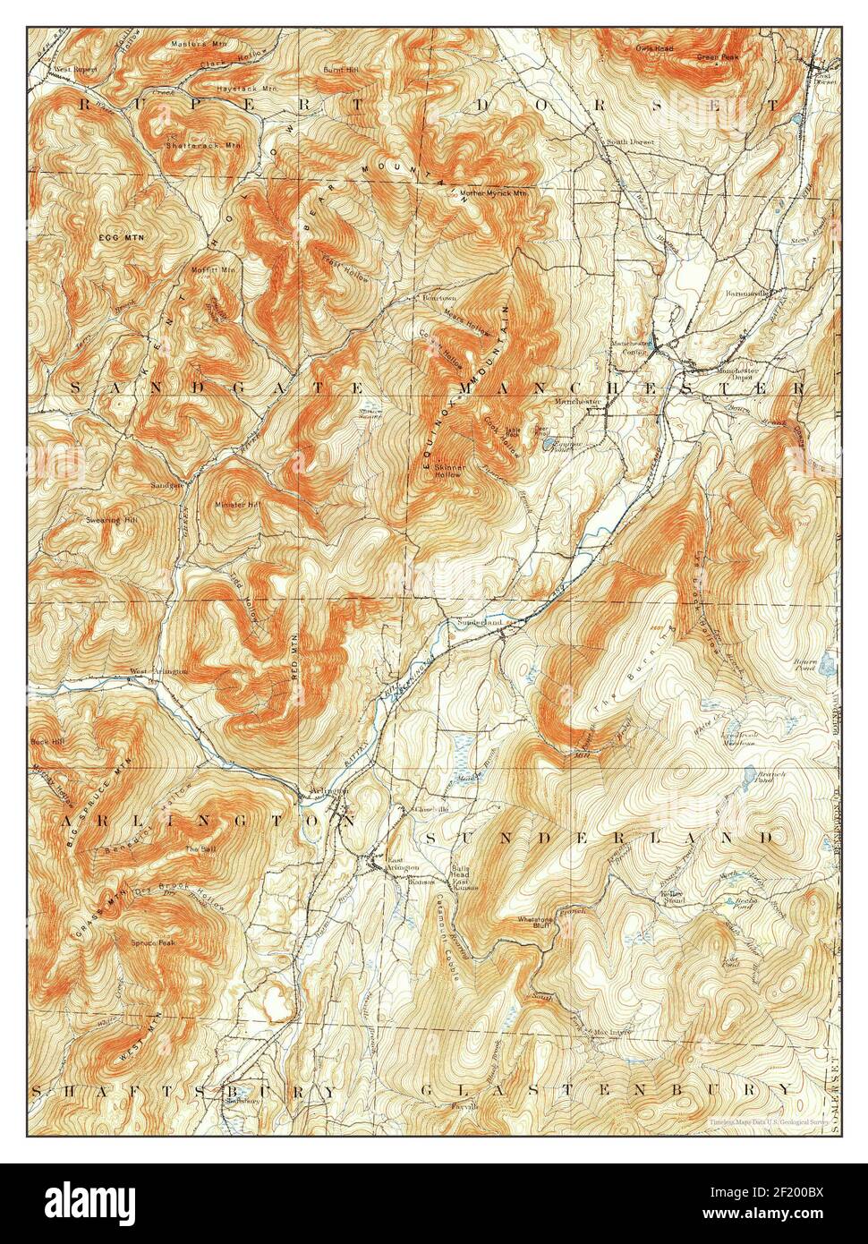 Equinox, Vermont, map 1900, 1:62500, United States of America by ...
