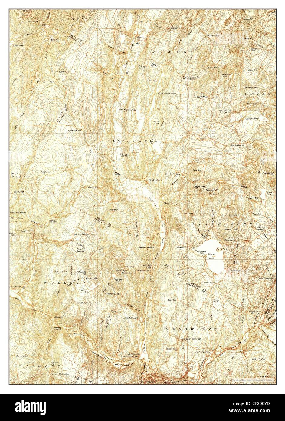 Hardwick, Vermont, map 1934, 1:48000, United States of America by ...