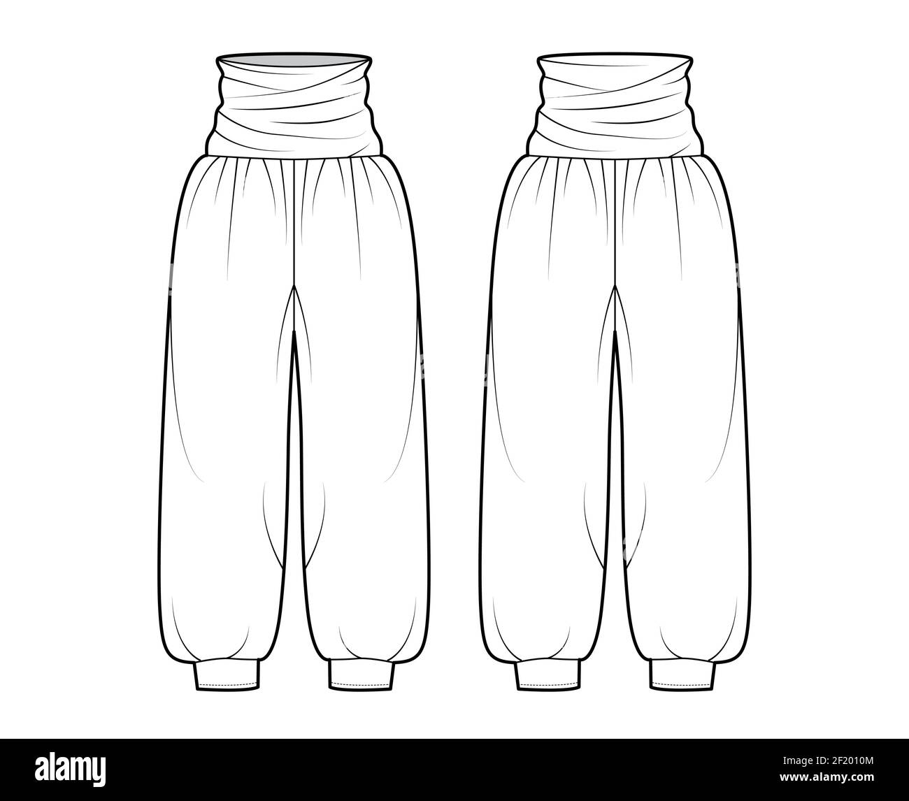 Zouave Pants Pattern