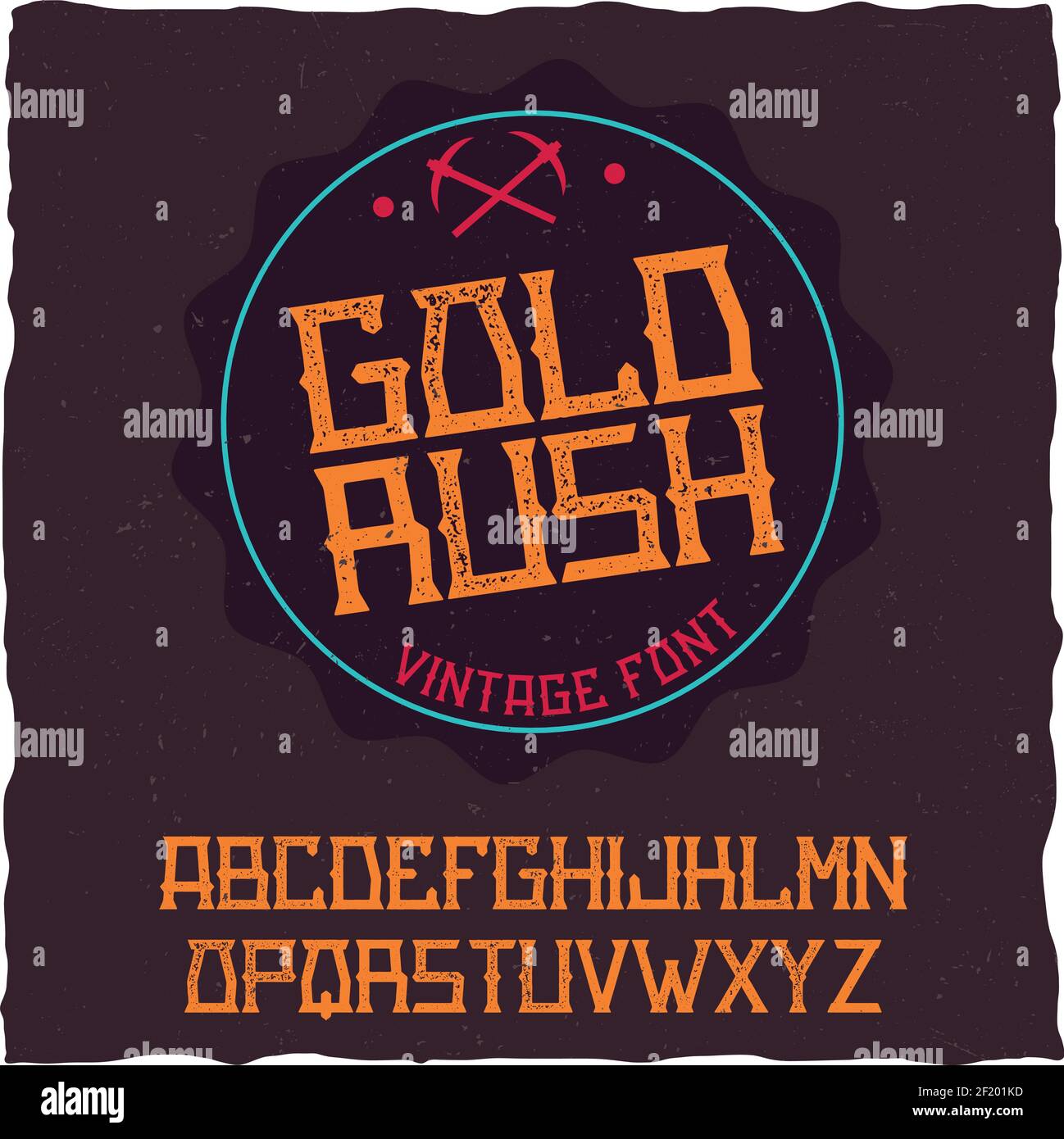 Gold rush poster Cut Out Stock Images & Pictures - Alamy