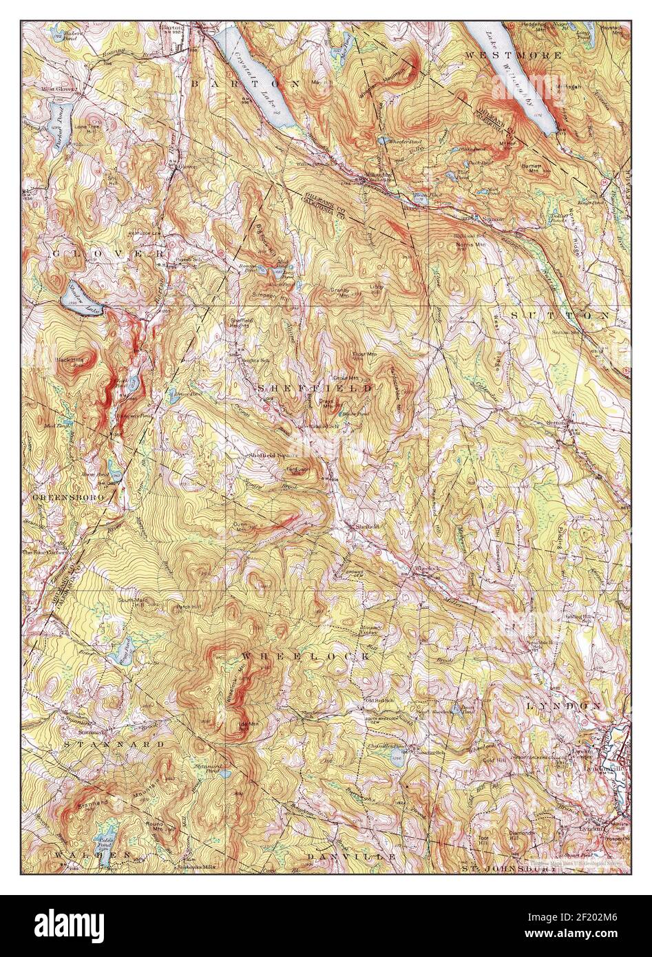 Map of lyndonville hi-res stock photography and images - Alamy