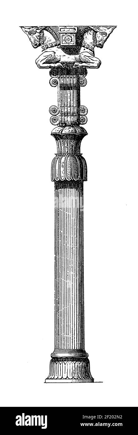 Persian column Cut Out Stock Images & Pictures - Alamy