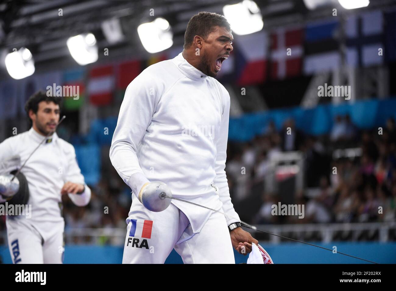 Yannick Borel of France competes in Fencing Mens Individual Epee ...