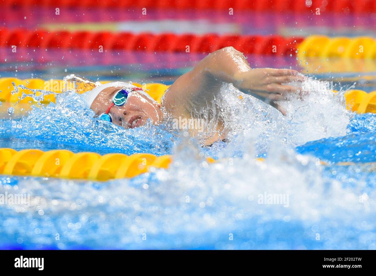 Lea Marchal of France Competes in Swimming Women's 400m Freestyle ...