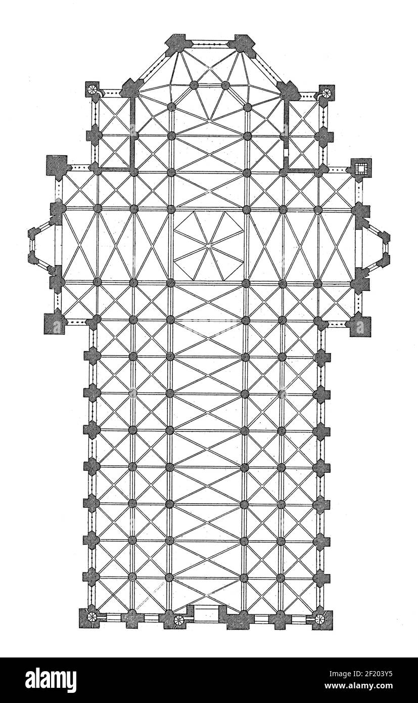 Milan Cathedral Plan