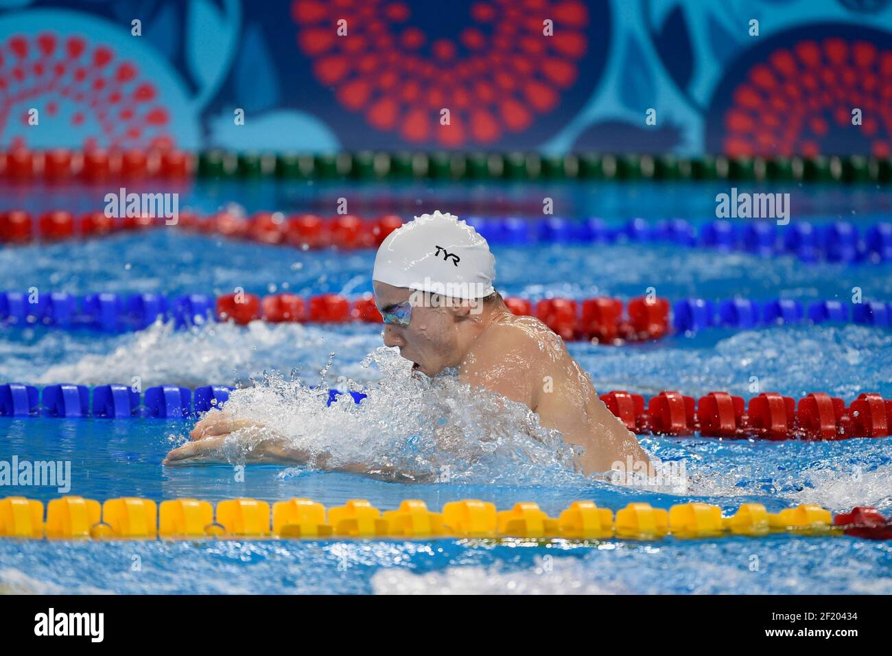 Theo Berry of France competes in Swimming Mens Individual Medley during ...