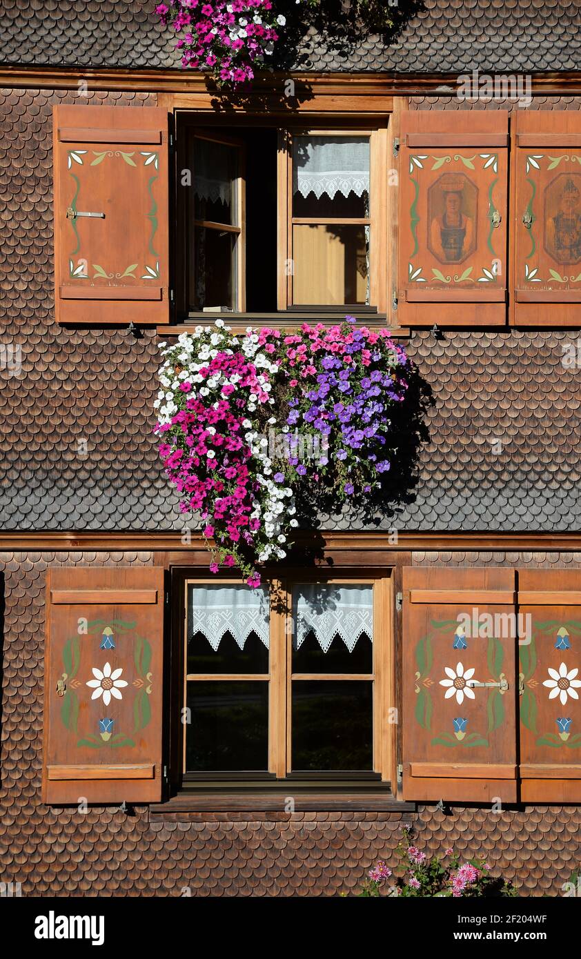 House in the Alps Stock Photo - Alamy