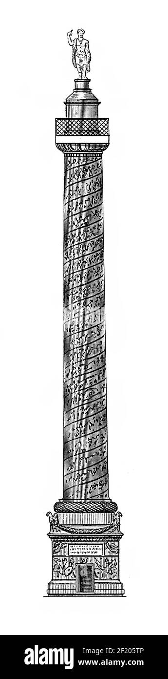 Engraving of trajan Cut Out Stock Images & Pictures - Alamy