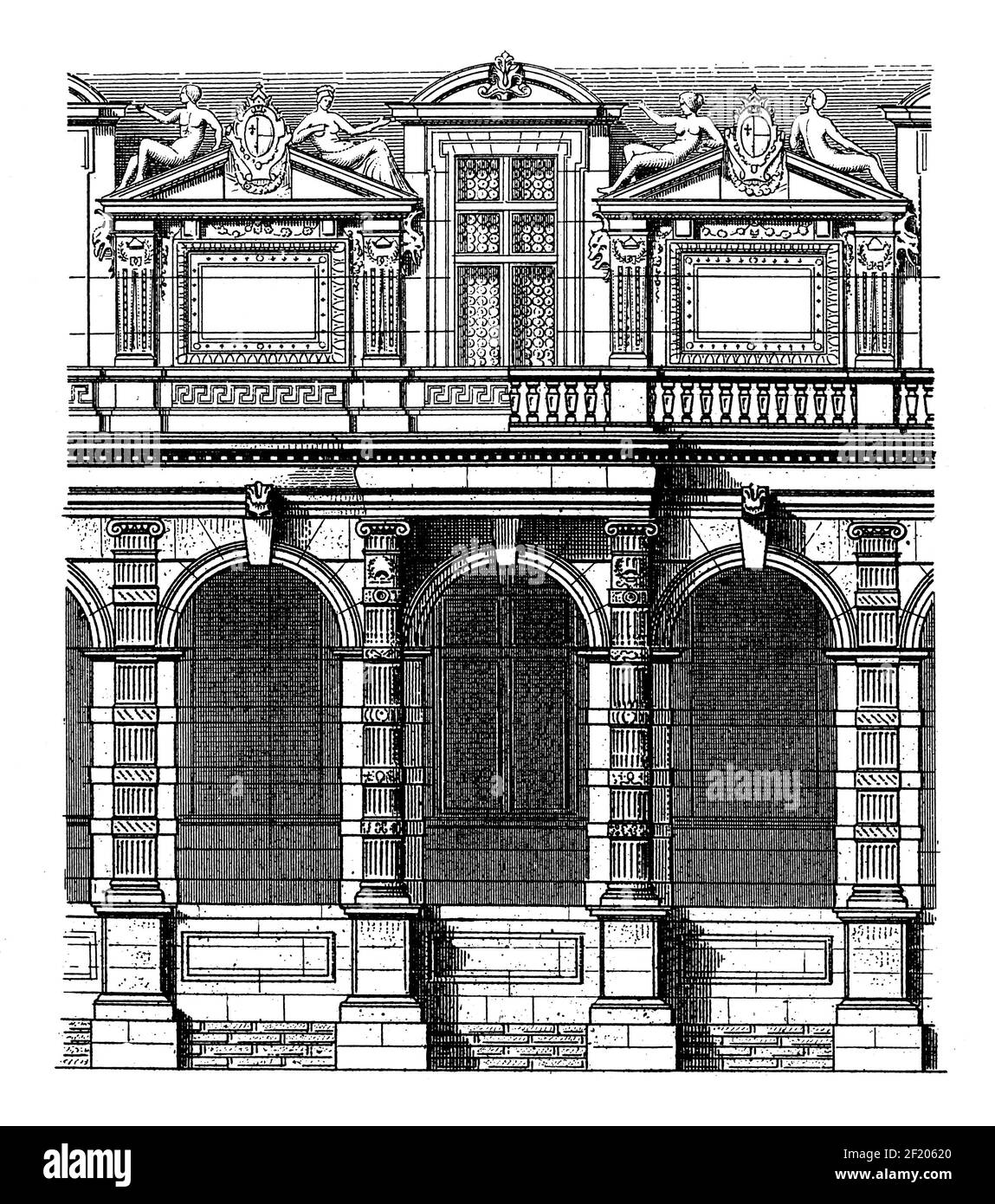 Palace and atlas Black and White Stock Photos & Images - Alamy