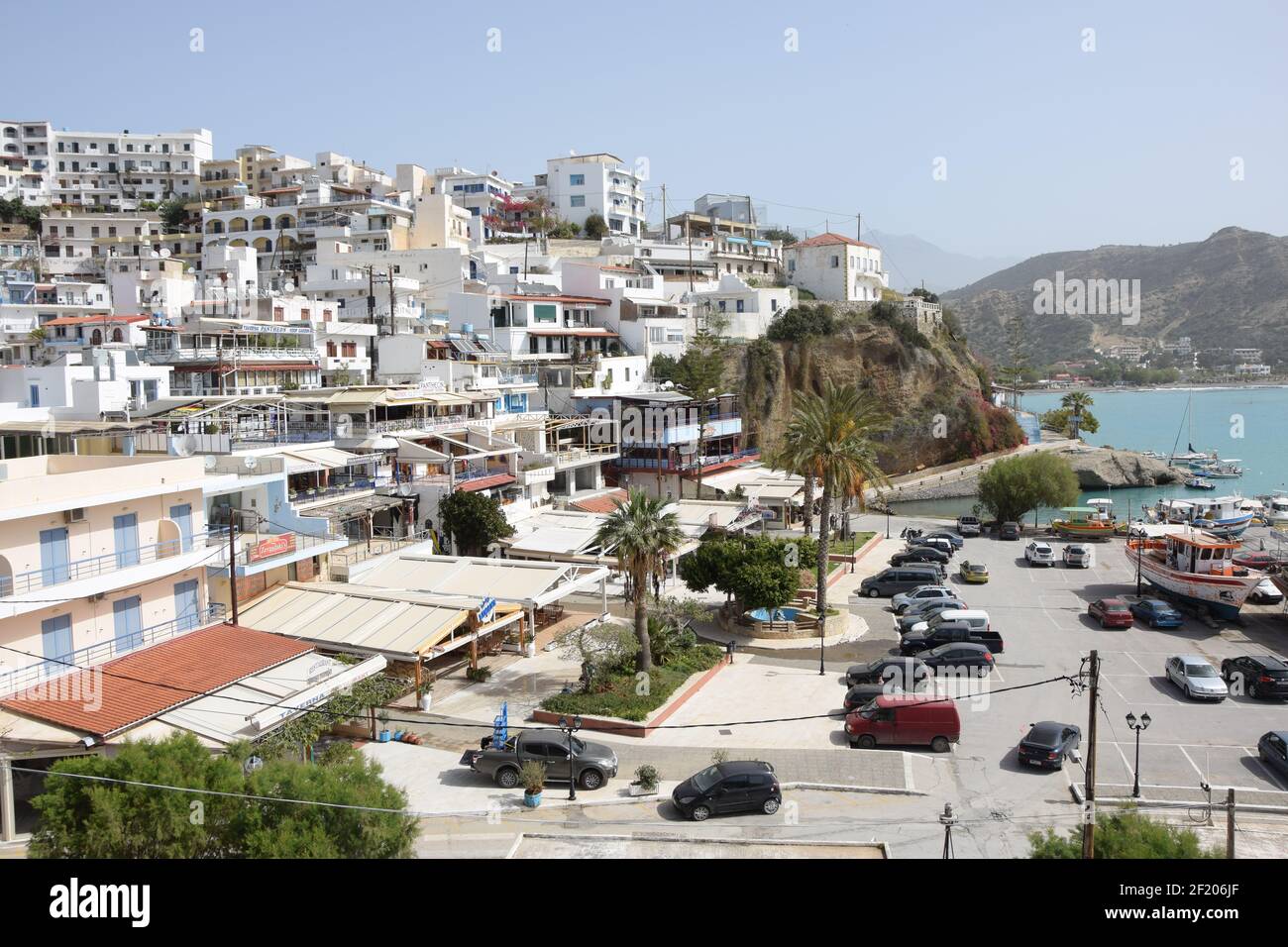 Agia Galini, Crete Stock Photo - Alamy