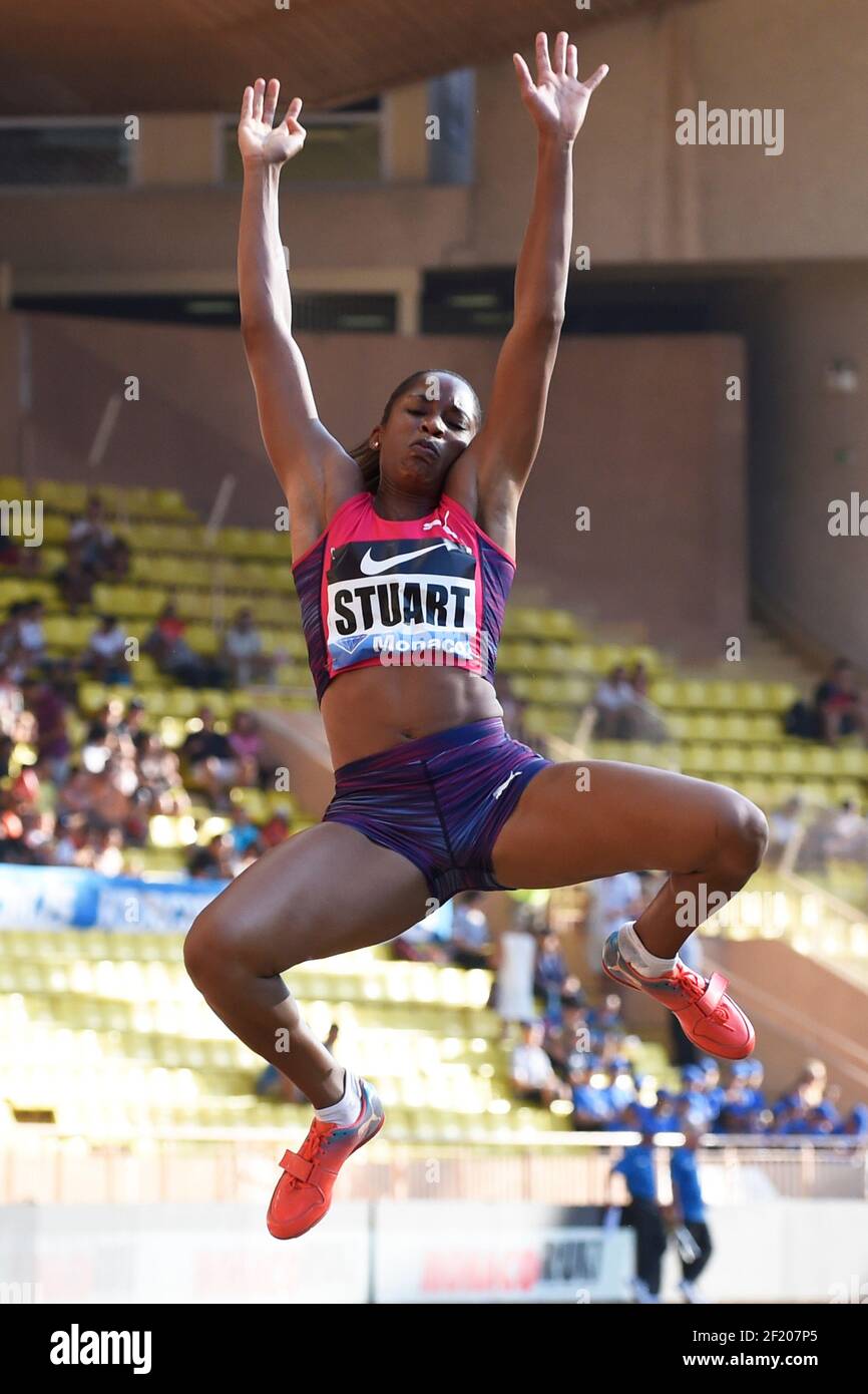 Bianca Stuart of Bahamas competes in Long Jump Women during the ...