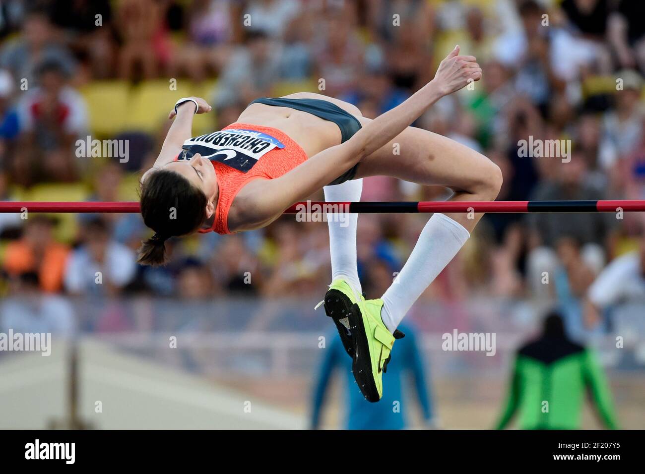 Anna Chicherova of Russia competes in High Jump Women during the ...