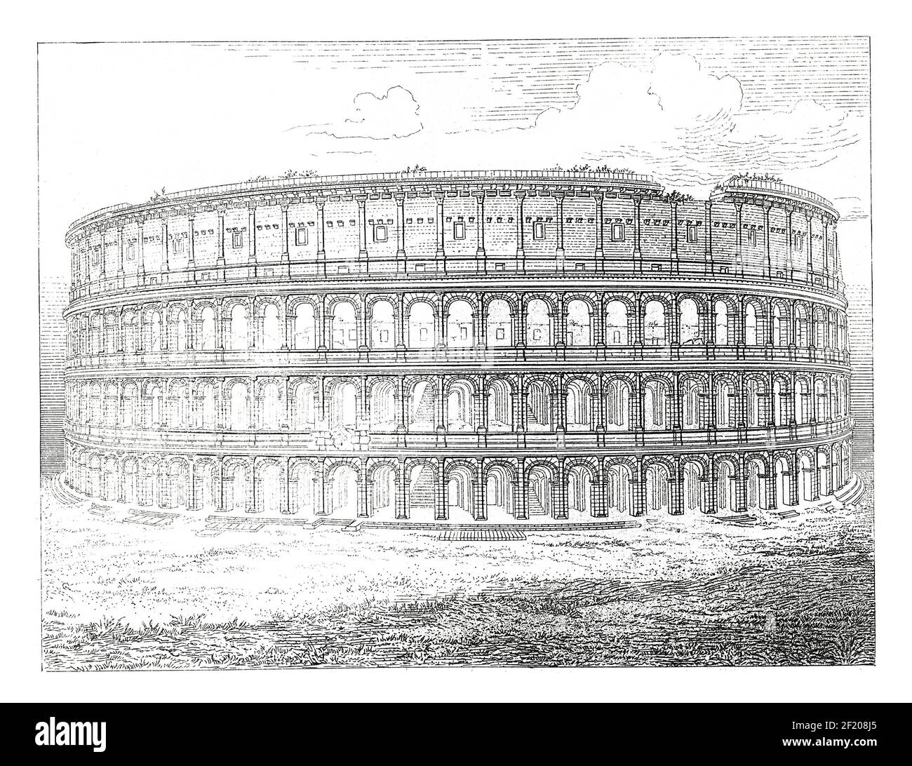 Amphitheatre illustration hi-res stock photography and images - Alamy